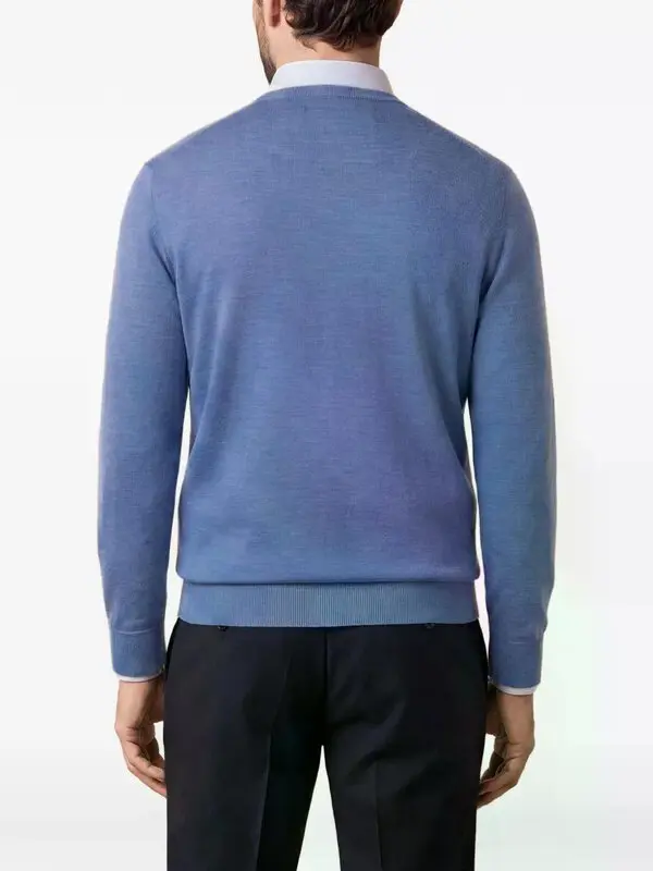 Brooks Brothers Ribbed-trim Crew-neck Sweater