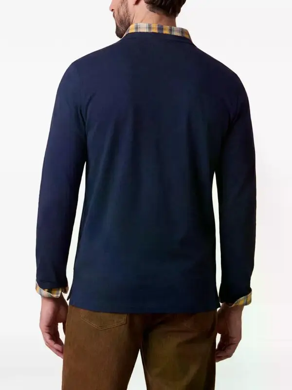 Brooks Brothers Supima Logo-embroidered Long-sleeve Polo Shirt