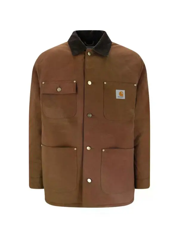 Carhartt Work In Progress Og Chore Corduroy-collar Canvas Jacket