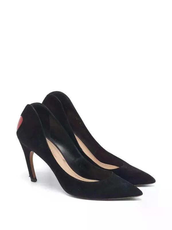 Dior Heart-patch Pointed-toe Pumps