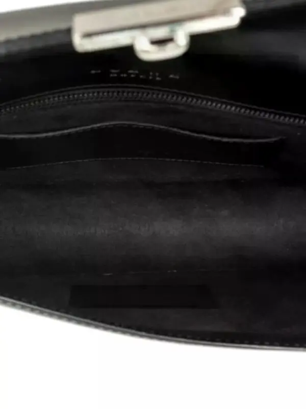 Loewe 2010 Leather Anagram Envelope Wristlet Clutch Bag