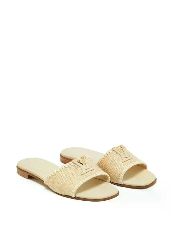 LOUIS VUITTON Mare Logo-plaque Flat Sandals