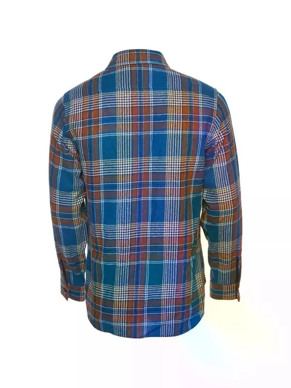 Gucci Bird-embroidered Plaid Shirt
