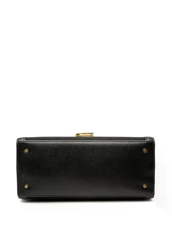 Saint Laurent 2019 Medium Canvas Cassandra Top Handle Bag Satchel