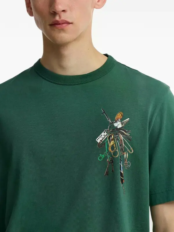 Barbour X Paul Smith Graphic-print T-shirt