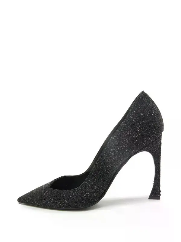 Dior Glitter Pointed-toe Pumps - Black