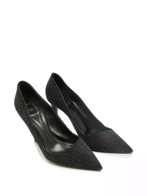 Dior Glitter Pointed-toe Pumps