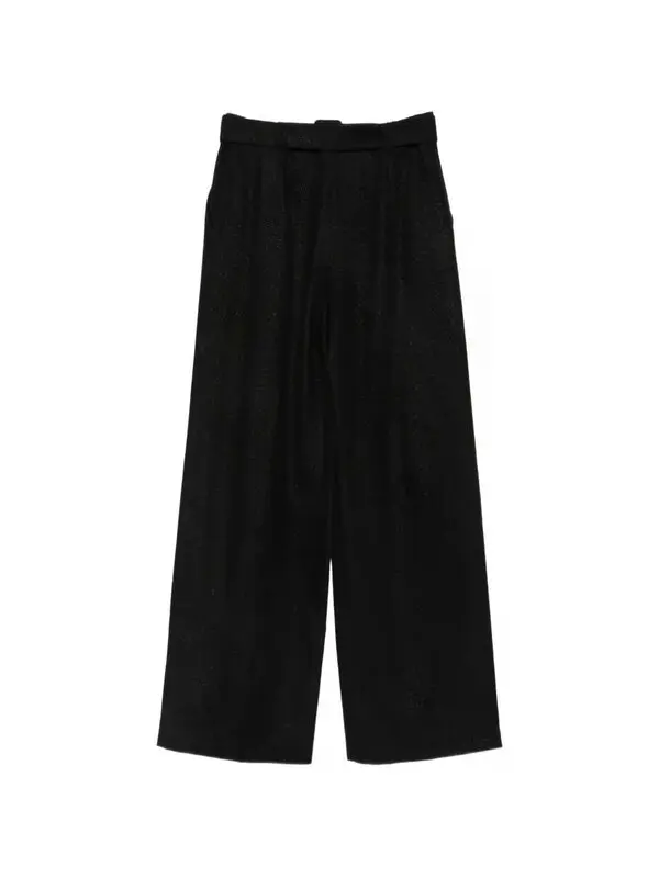 Eleventy Belted Pleated Trousers