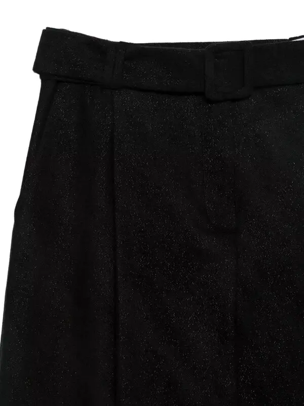 Eleventy Belted Pleated Trousers