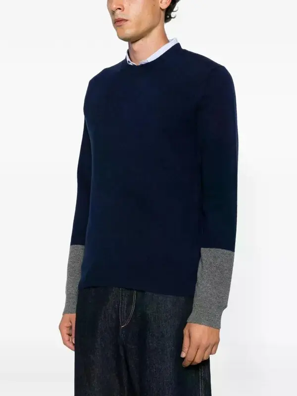 Comme Des Garçons Colour-block Sweater