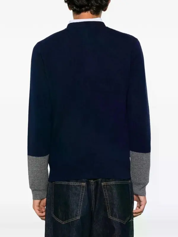 Comme Des Garçons Colour-block Sweater