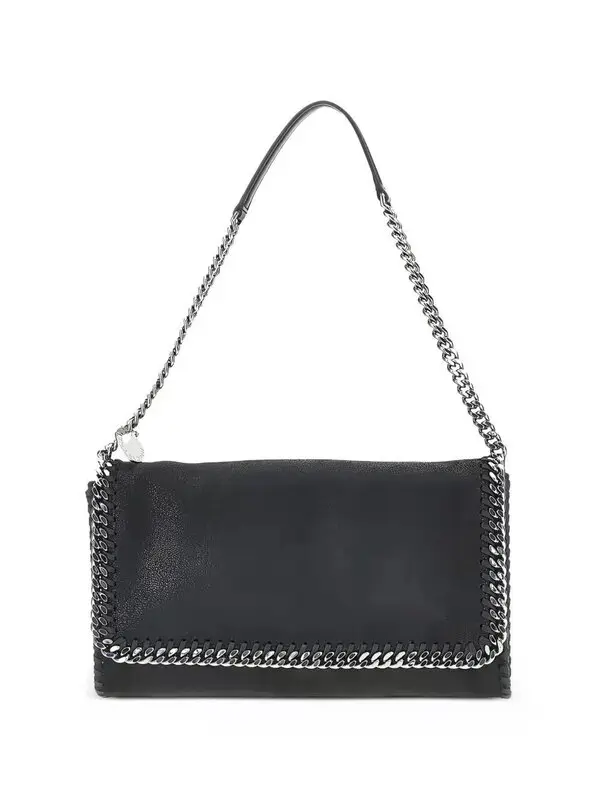 Stella McCartney Falabella Chain-trim Shoulder Bag - Black