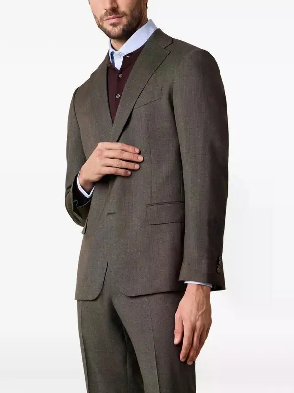 Brooks Brothers Pied De Poule Virgin Wool Suit