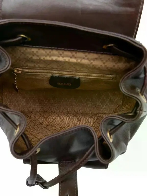 Gucci 20th Century Mini Calfskin Bamboo Drawstring Backpack