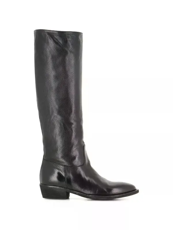 Officine Creative Side-zip Knee-high Boots - Black