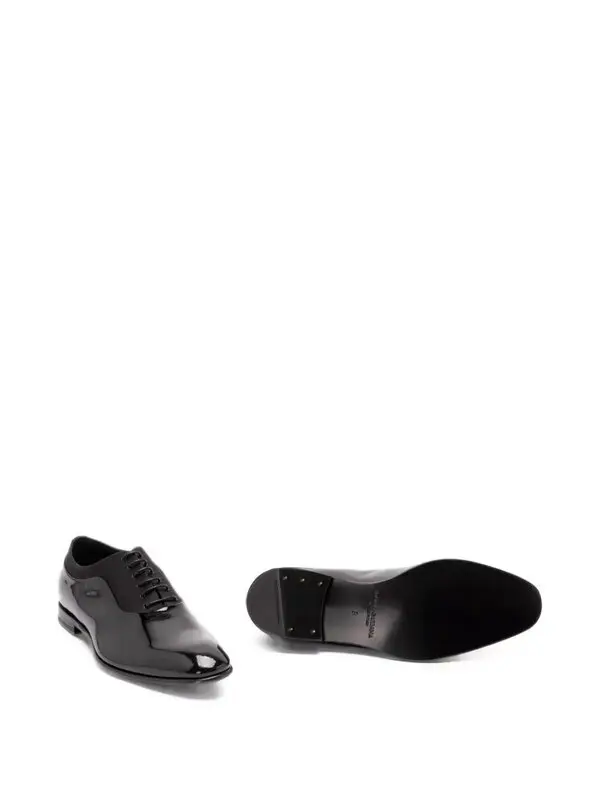 Dolce & Gabbana Patent-leather Lace-up Shoes