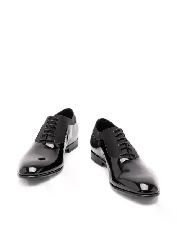 Dolce & Gabbana Patent-leather Lace-up Shoes