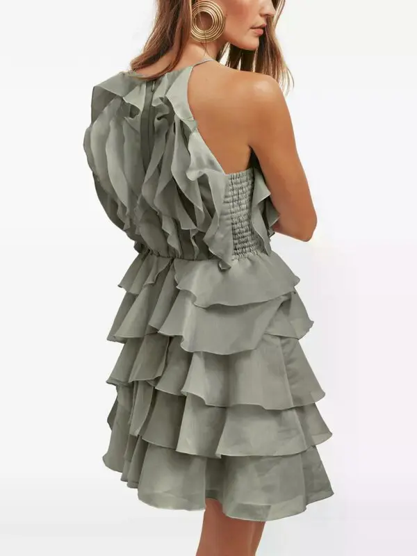 Aje Cleo Ruffled Mini Dress