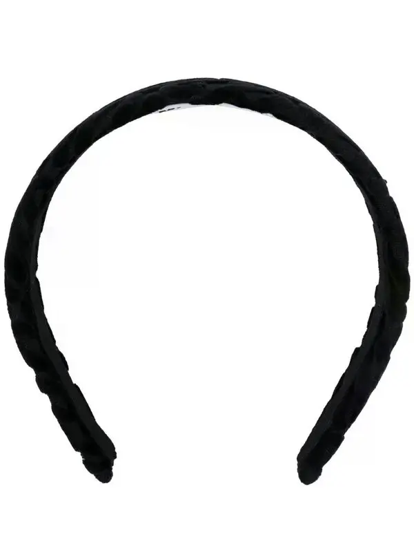 Moschino Textured Cotton Headband