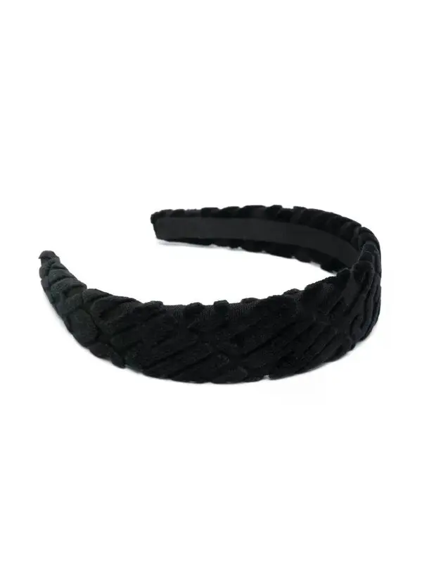 Moschino Textured Cotton Headband