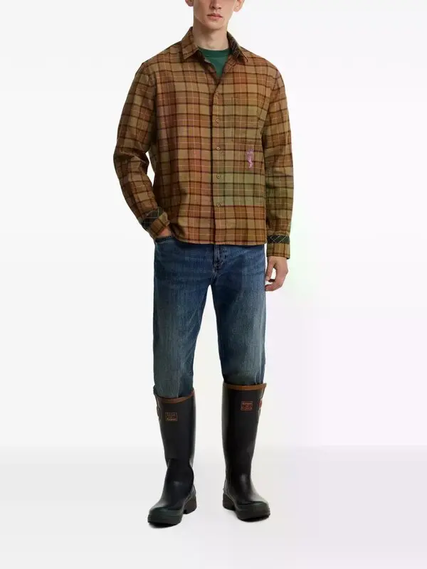 Barbour X Paul Smith Tartan-pattern Long-sleeve Shirt