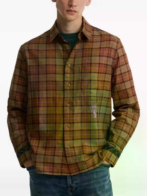 Barbour X Paul Smith Tartan-pattern Long-sleeve Shirt