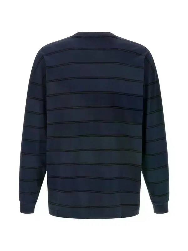 Carhartt Work In Progress Cadorna Striped Long-sleeved T-shirt - Blue