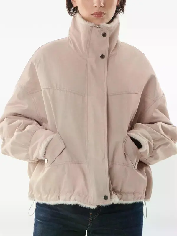 GIOVANNI PARIS Elton Reversible Faux Fur-collar Jacket