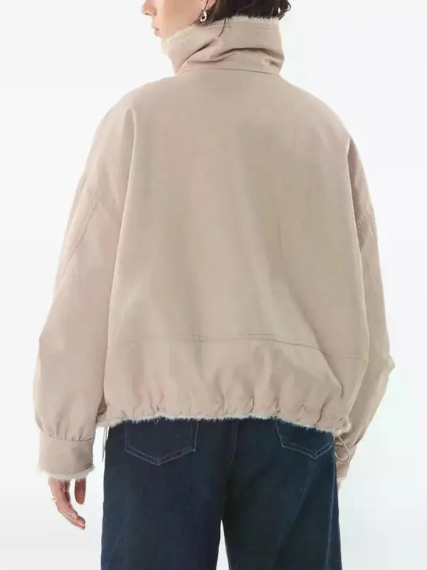 GIOVANNI PARIS Elton Reversible Faux Fur-collar Jacket