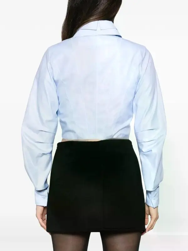 Elisabetta Franchi Cropped Long-sleeve Shirt