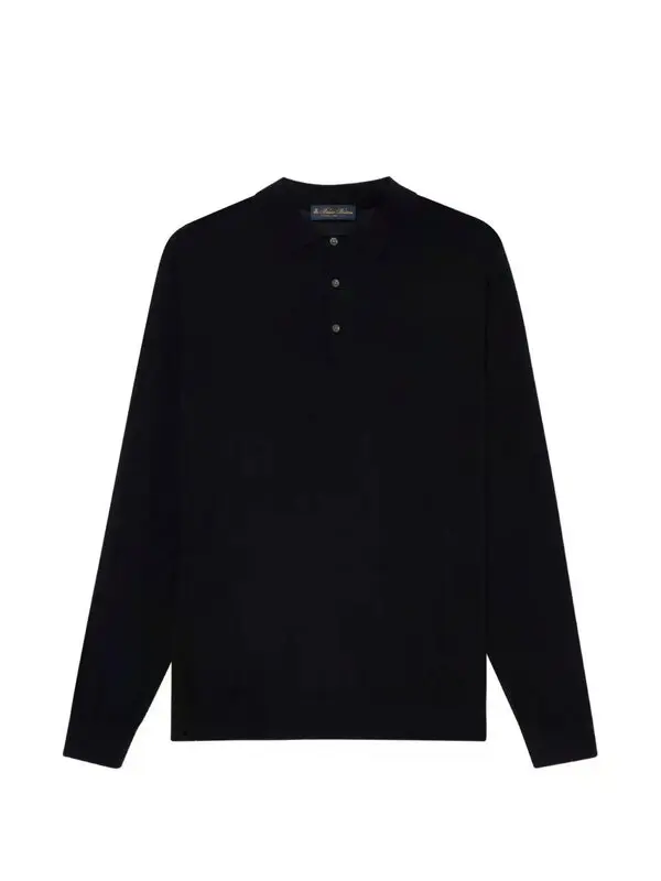 Brooks Brothers Merino Wool Knit Polo Shirt