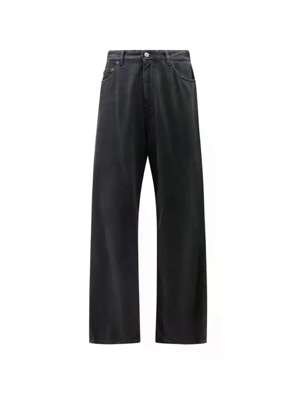 MAISON MARGIELA Logo-patch Wide-leg Jeans