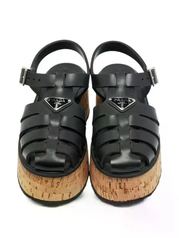 Prada Monolith Platform Sandals