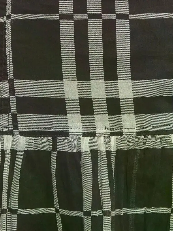 Burberry House-check Pleated Midi Skirt