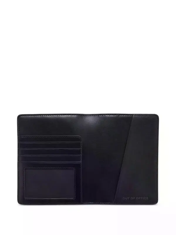 Marc Jacobs Leather Passport Case In Leopard