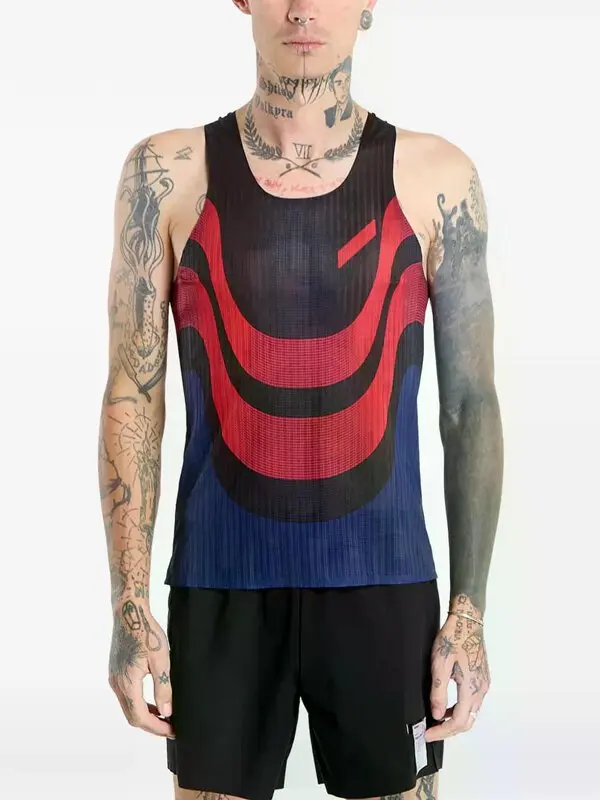 SOAR 2.0 Wave-print Racer-back Race Vest