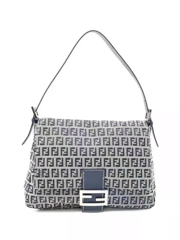 Fendi 2000s Zucchino Mamma Bucket Shoulder Bag