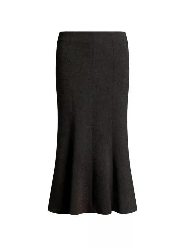 Alberta Ferretti Flared-hem Midi Skirt