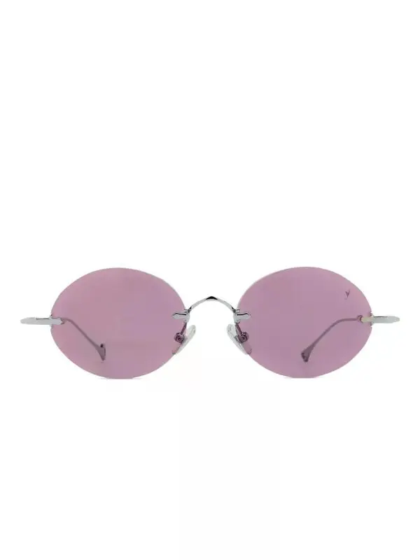 EYEPETIZER Wilmot Round-frame Sunglasses - Silver