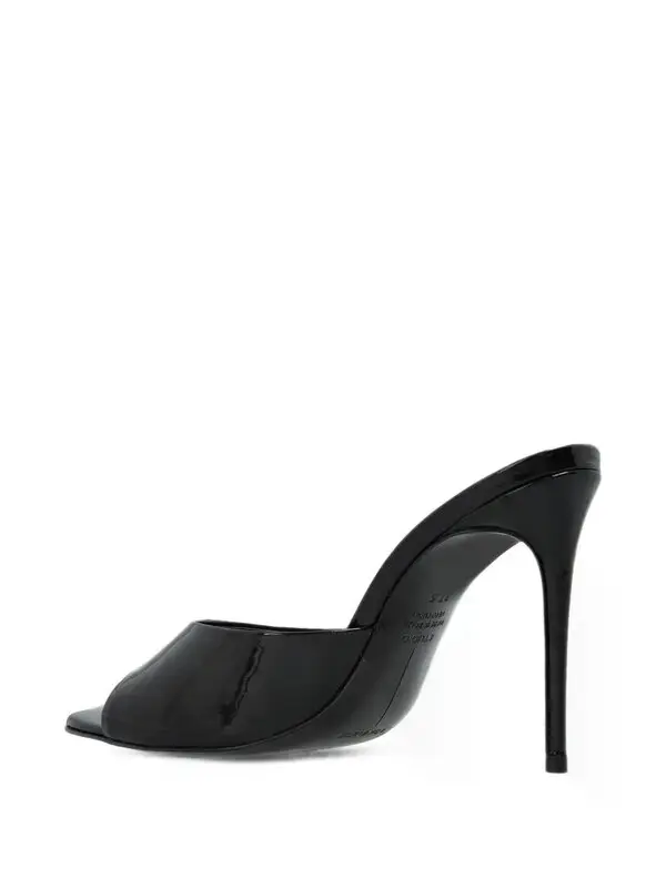 BLACK SUEDE STUDIO Jazz Patent-finish Sandals