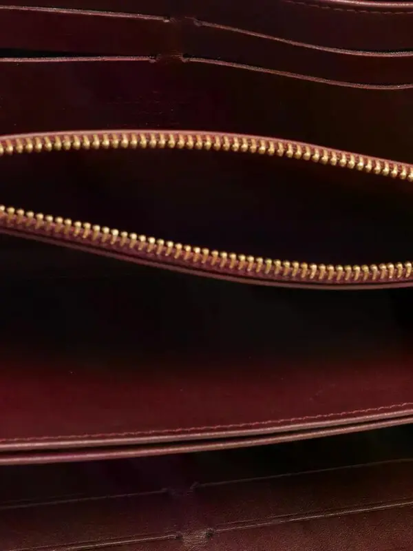LOUIS VUITTON X Stephen Sprouse 2010 Zippy Leather Wallet - Red