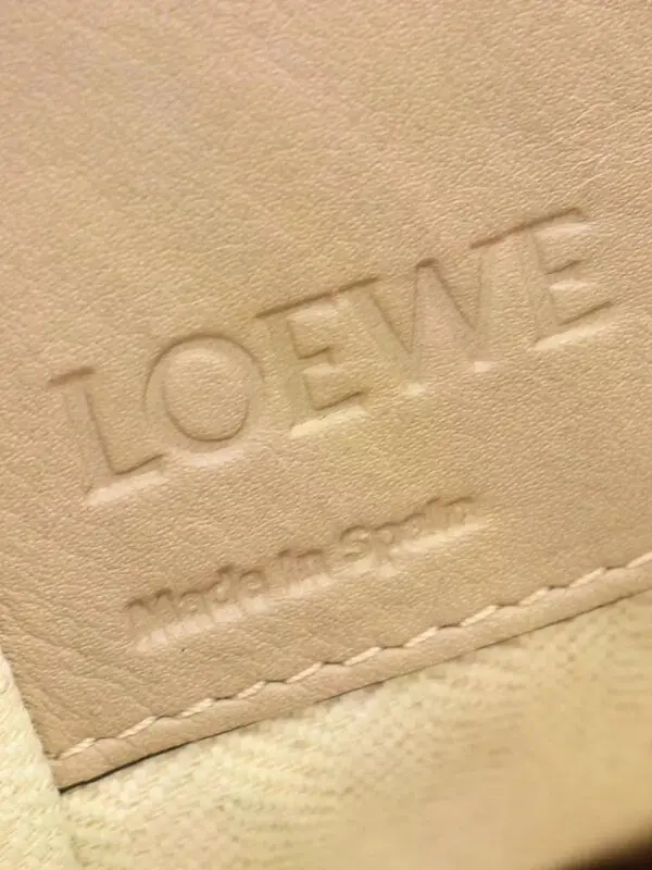 Loewe 2016-2026 Small Grained Calfskin Drawstring Hammock Bag Satchel