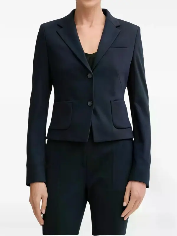 BOSS Single-breasted Tailored Jacket - Blue