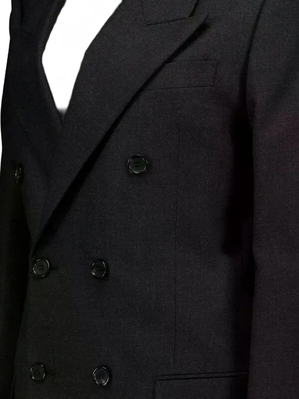 Saint Laurent Double-breasted Oversize Virgin Wool Blazer