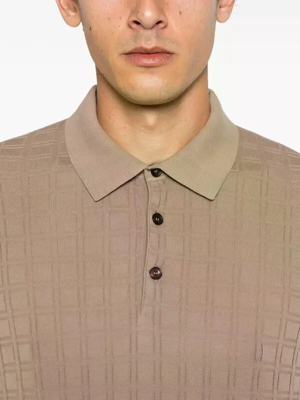 JEORDIE'S Check-pattern Polo Shirt