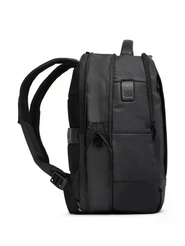 PIQUADRO Panelled Logo-debossed Backpack