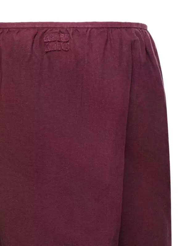 Miu Miu Linen Skirt