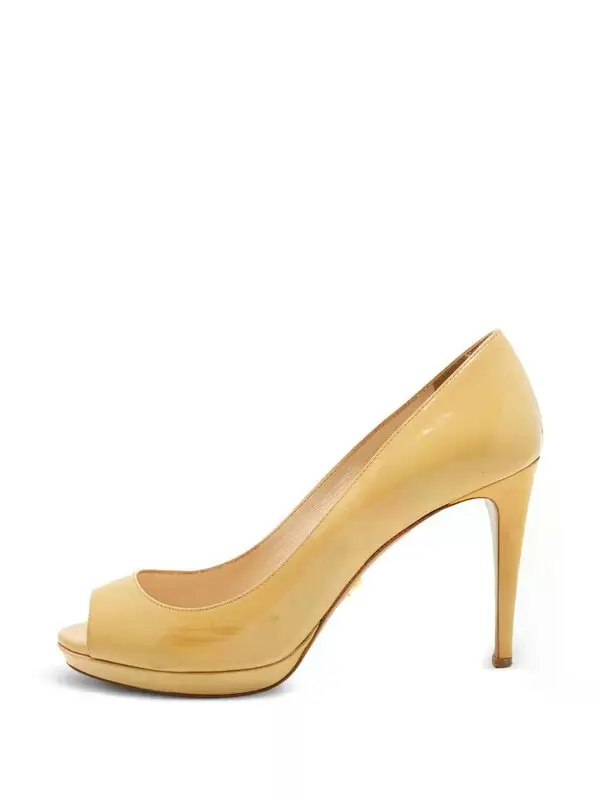Prada Platform Peep-toe Pumps