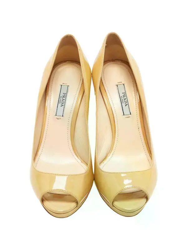 Prada Platform Peep-toe Pumps