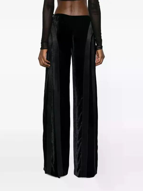Alberta Ferretti Panelled Palazzo Trousers